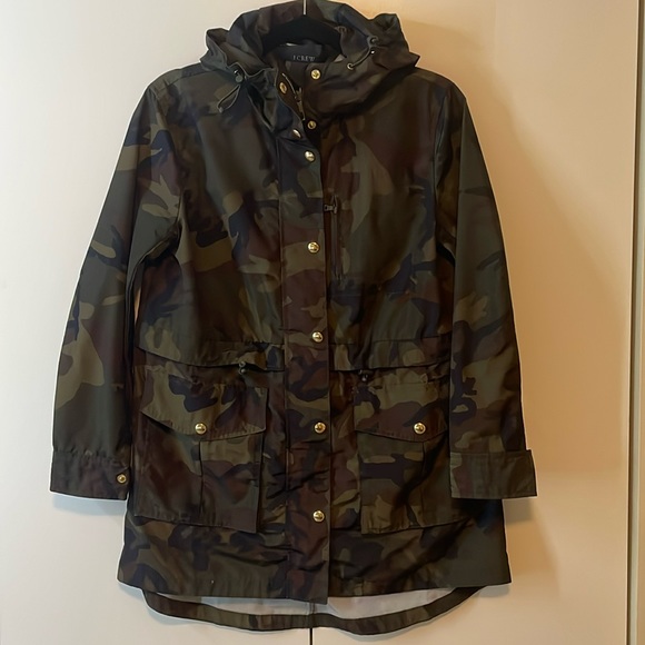 J. Crew | Jackets & Coats | Jcrew Raincoat Anorak | Poshmark